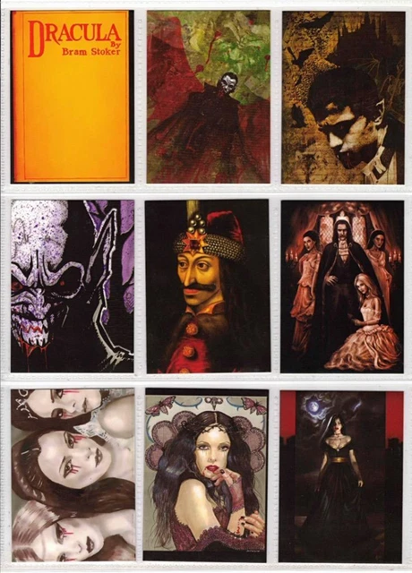 DRACULA BRAM STOKER'S And Beyond Stoker's Complete Base Card Sets. Cult ...