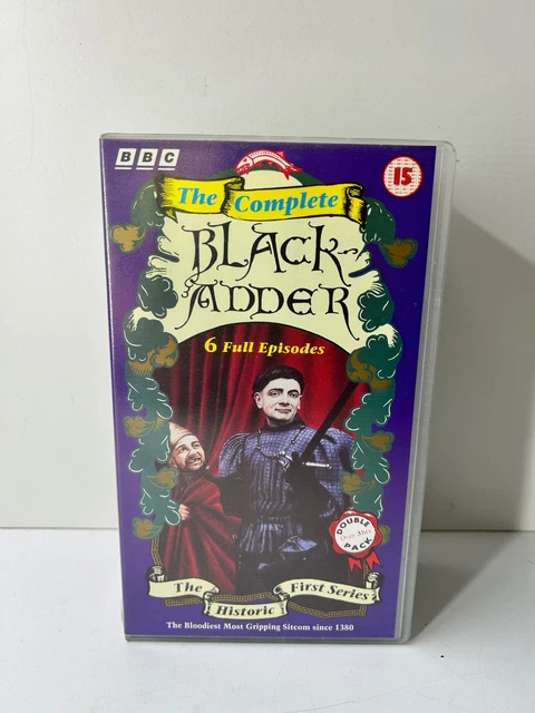 THE COMPLETE BLACK-ADDER 6 Full Episodes Series 1 Double VHS Video Tape ...