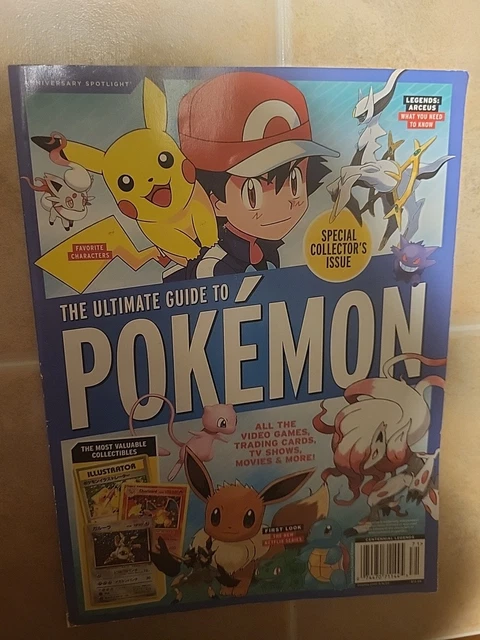 ULTIMATE GUIDE POKEMON Anniversary Spotlight Magazine TCG Pikachu Eevee ...