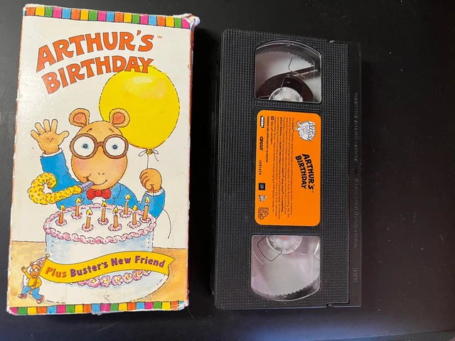 PBS KIDS ARTHUR‘S Birthday VHS Buster‘s New Friend Cartoon TV Show ...