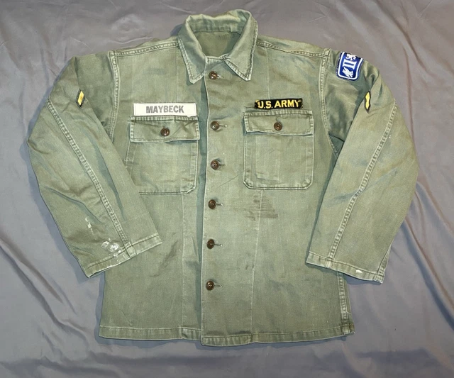 WW2 ERA US Army HBT Combat Field Shirt Jacket Uniform 2nd Corps Armored ...