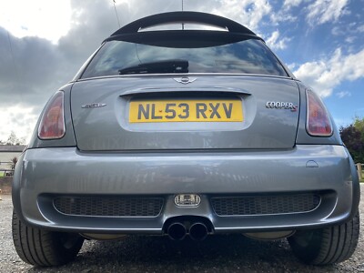 MINI JCW JOHN Works Aero Rear Bumper Grill Sticker Decal R50 R52 R53 ...