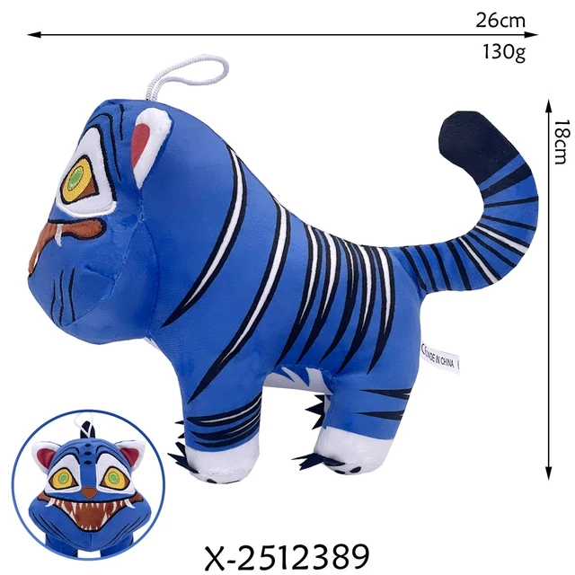 KPOP DEMON HUNTERS Derpy Tiger Plush Doll Stuffed Deco Toy Kids ...