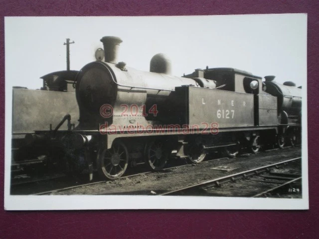 POSTCARD RP LNER Ex Gcr Robinson Class C14 4-4-2T Loco No 6127 £1.25 ...