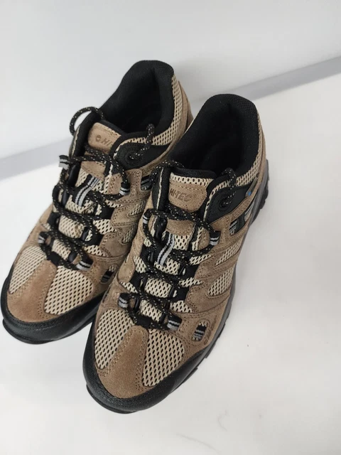 HI-TEC MEN'S RAVUS Mid Dark Taupe Hiking Boots Shoes 7.5 Mens Torn ...