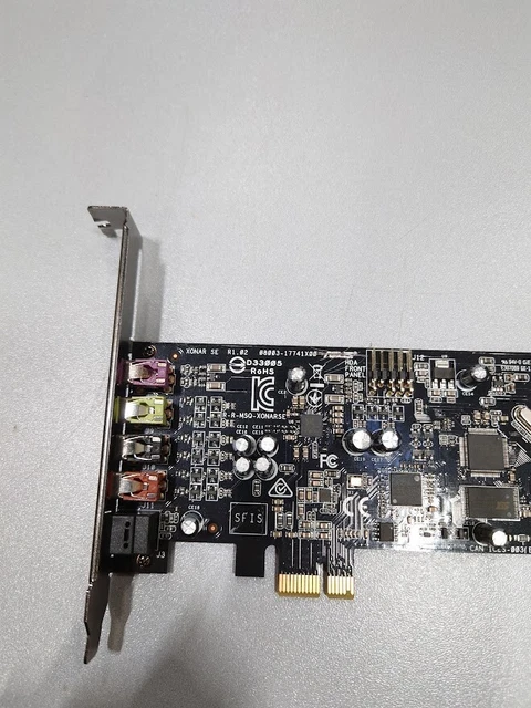 ASUS XONAR SE PCIe 5.1 Channel Sound Card, High-Definition Audio ...