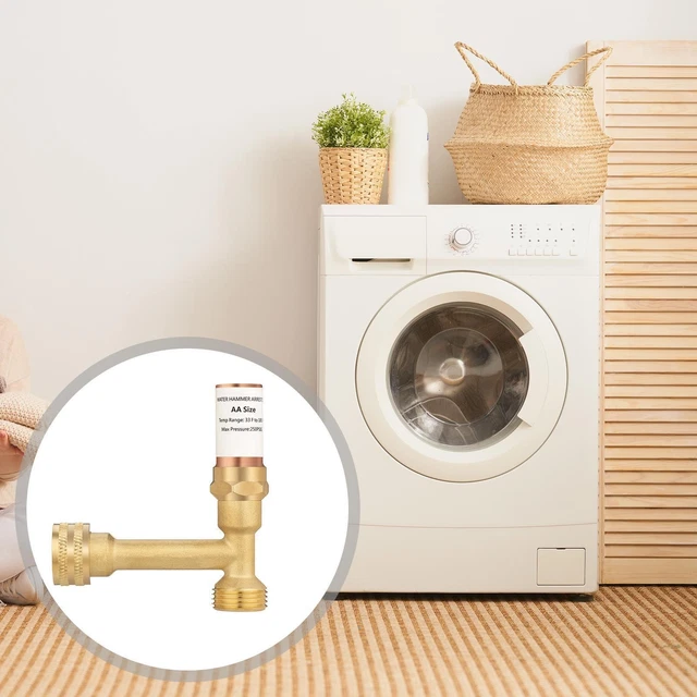 WASHING MACHINE WATER Suppressor Brass Part Replacement 3/4" NH Male ...