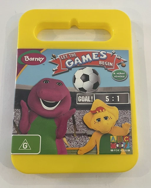 BARNEY LET THE GAMES BEGIN DVD Region 4 - Free Aus Post! $29.95 ...