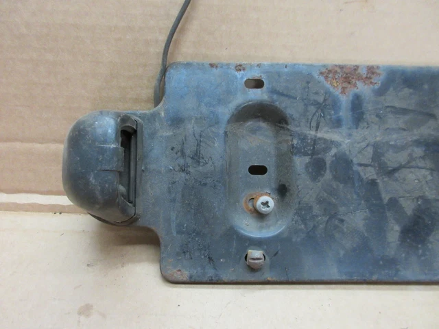 VINTAGE MG MGB Midget Triumph Rear License Plate Bracket Reverse Lights ...