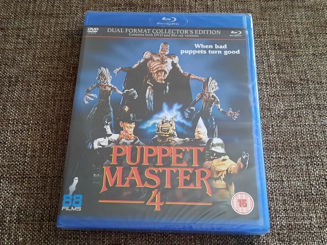 PUPPET MASTER 4 1993 Blu-Ray + DVD 88 Films UK Charles Band Full Moon EUR 24,97 - PicClick DE
