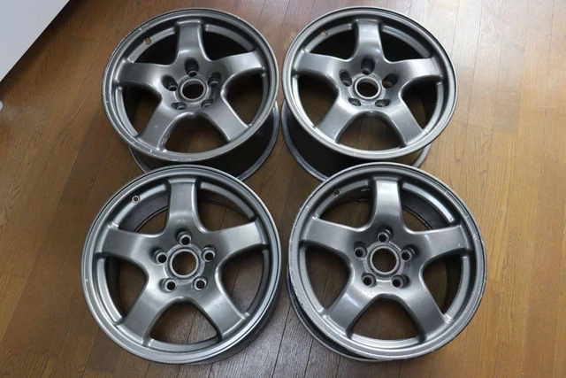 NISSAN BNR32 GT-R R32 Genuine OEM Wheels Rims 4Set 16inch 8J +30 PCD114 ...