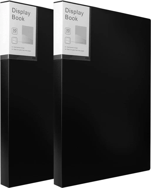 PORTFOLIO FOLDER FOR Artwork Art Portfolio Binder 2 Packs 9"X12" Demo ...