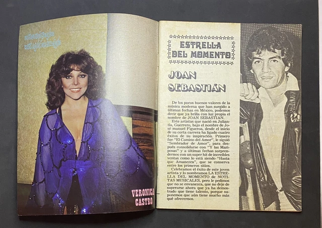 MEXICO MAGAZINE NOTITAS Musicales Joan Sebastian Yuri Vintage Pop Music ...