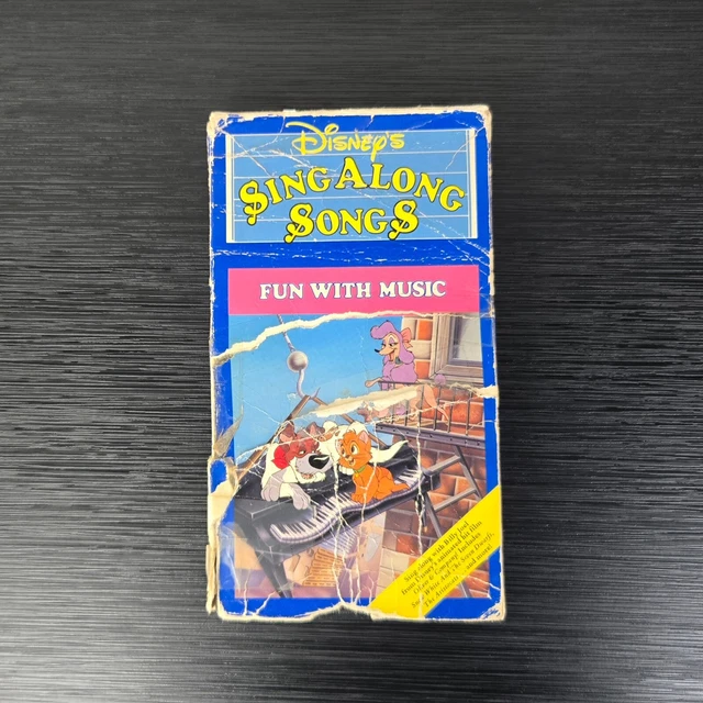WALT DISNEY'S SING Along Songs - Fun with Music Volume 5 - 1989 VHS Home Video £8.84 - PicClick UK