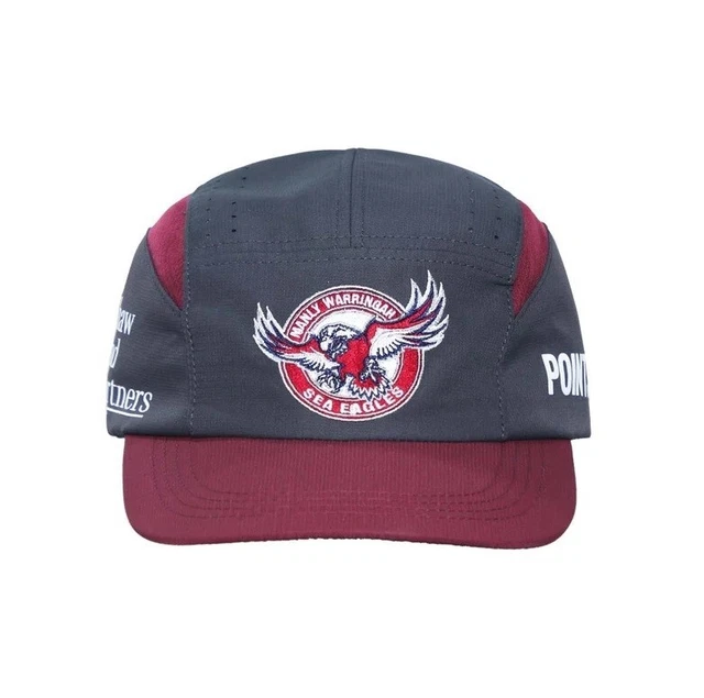 NRL 2023 TRAINING Cap - Manly Sea Eagles - Hat - Adult - Charcoal ...
