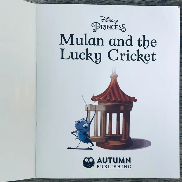 DISNEY PRINCESS MULAN and the Lucky Cricket Autumn 4-5/8” x3-7/8” Mini Book 2022 £7.08 - PicClick UK