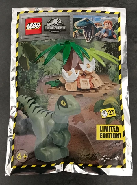 LEGO JURASSIC WORLD mini figurine Raptor avec nid 23 pièces Edition ...