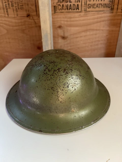 VINTAGE WW2 BRITISH Mark 2 Military Helmet 1942 $75.00 - PicClick CA