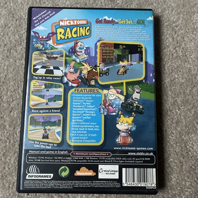 NICKTOONS RACING - Nickelodeon Kart Racer - PC CD-ROM £5.43 - PicClick UK