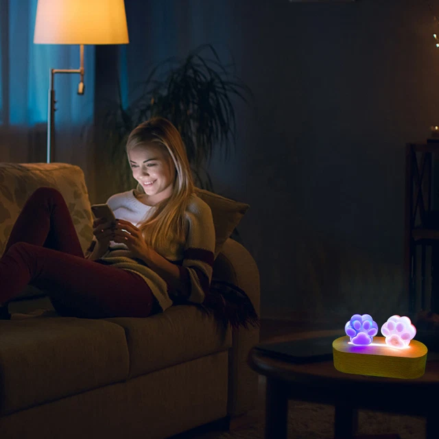 DISPLAY NIGHT LIGHT Base Spheres Office Table Decoration Wear-resistant ...