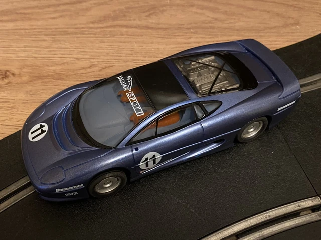 RARE VINTAGE SCALEXTRIC Jaguar XJ220 Le Mans touring car # 11 - fast ...