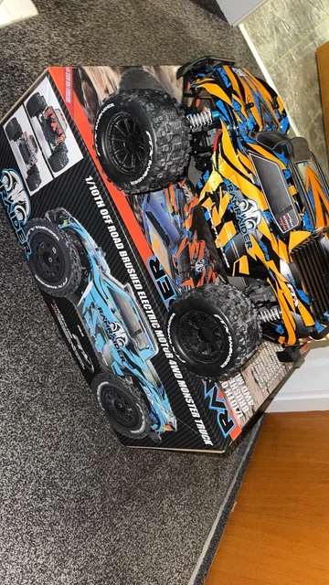 FTX RAMRAIDER 1:10 Brushed, Monster Truck Ready to Run - Orange Blue £ ...