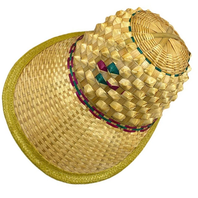 TRADITIONAL BAMBOO SUN Hat for Men Women Conical Chinese Oriental £36. ...