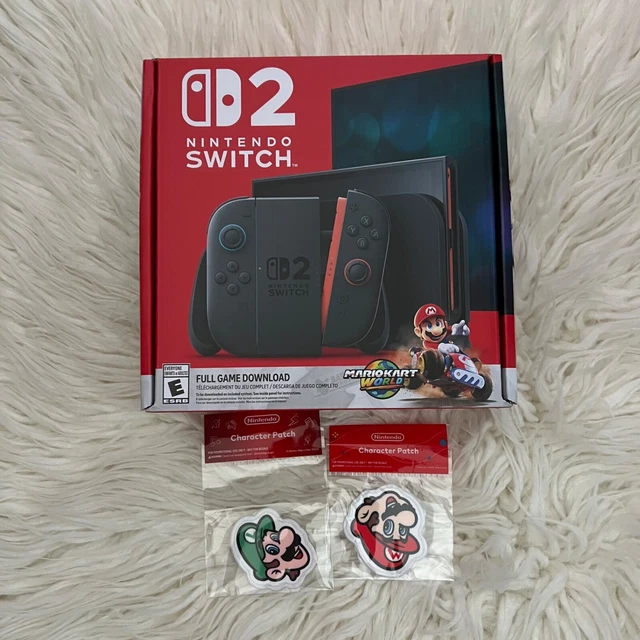 NINTENDO SWITCH 2 + Mario Kart World Bundle brand new/in hands ships ...