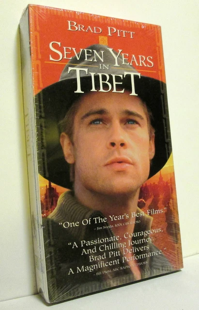 SEVEN YEARS IN TIBET (VHS) Brad Pitt David Thewlis B.D. Wong BRAND NEW ...