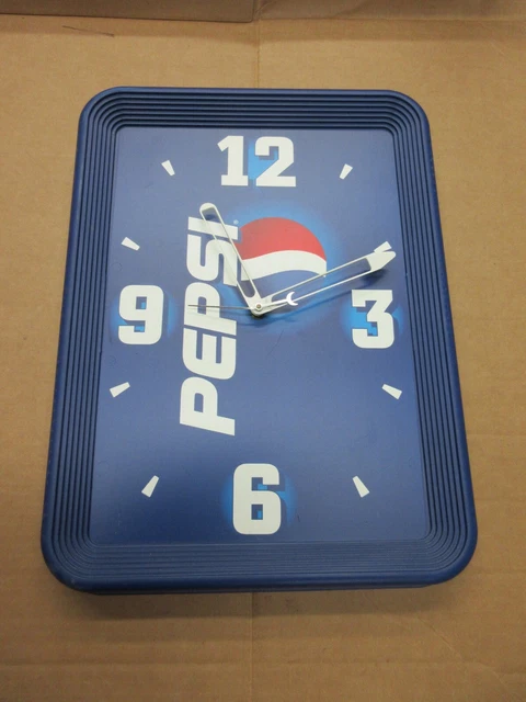 VINTAGE PEPSI DIET Pepsi Hanging Wall Clock Sign Advertisement B11 $252 ...
