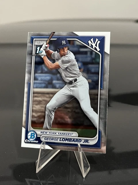 GEORGE LOMBARD JR 2024 Bowman Baseball Cromato 1° RC #BCP-79 Rookie ...