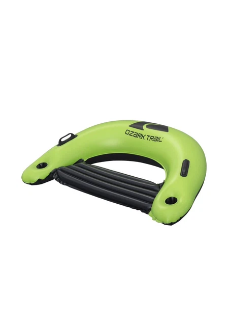 OZARK TRAIL INFLATABLE River/Pool Easy Lazy Float Lounge, Green/Black ...