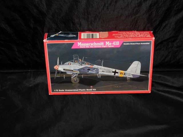 VINTAGE LINDBERG MESSERSCHMITT Me-410 WW2 German Fighter Model Plane ...