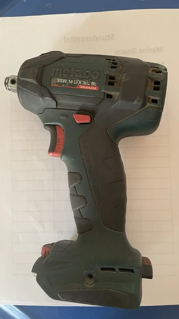 METABO SSW 18 LT 300 BL Akku-Schlagschrauber (Ohne Akkupack) EUR 33,33 ...