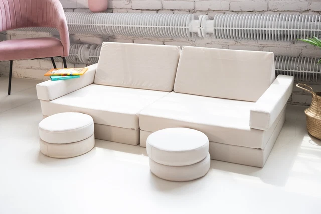 SPIELSOFA MODULSOFA SPIELMÖBEL modulares Kindersofa Familienmöbel ...