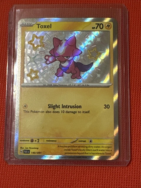 POKÉMON TTCG DESTINS paldéens écarlates et violets - Toxel 140/091 bébé ...