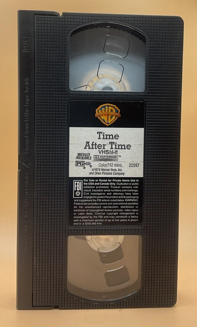 TIME AFTER TIME VHS 1990 Malcolm McDowell Mary Steenburgen **Buy 2 Get 1 Free** £4.45 - PicClick UK