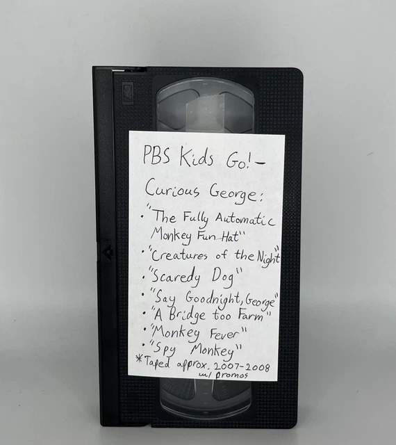 PBS KIDS GO! VHS Curious George 2007-2008 Promos blank EUR 77,02 ...