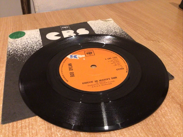 BOB DYLAN - Knockin' On Heaven's Door CBS Records S CBS 1762 UK 7 ...
