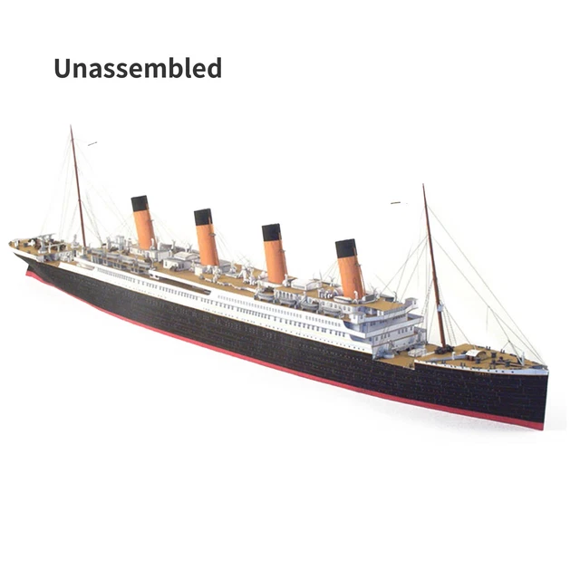BRITISH TITANIC CRUISE Paper Model Ship Craft Model DIY Collection ...