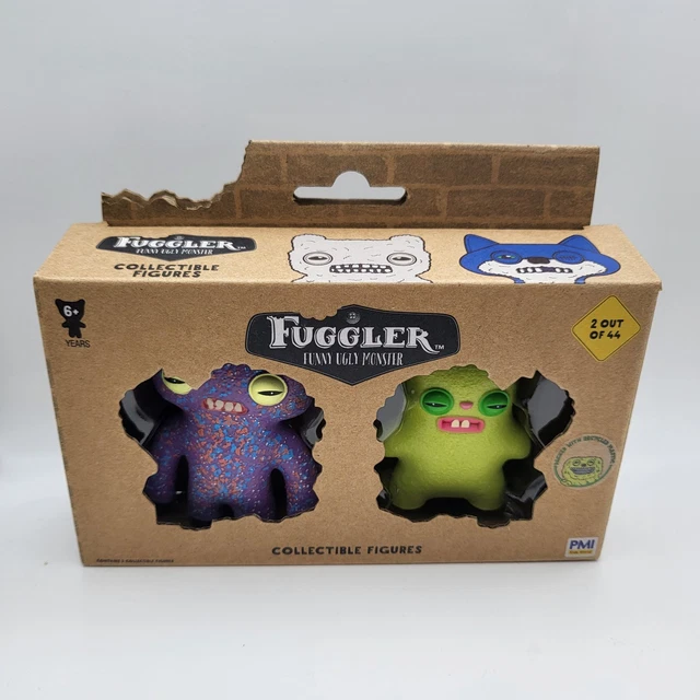 NEW FUGGLER COLLECTIBLE Figures 2 Pack - Misfits Squidge & Green Rabid ...