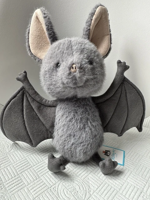 JELLYCAT BROOK BAT Soft Plush Toy New with Tags £40.72 - PicClick UK