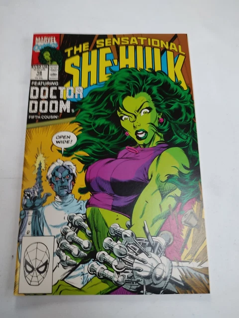 MARVEL COMICS THE Sensational She-Hulk #18 August 1990 1st app Dr Bob ...