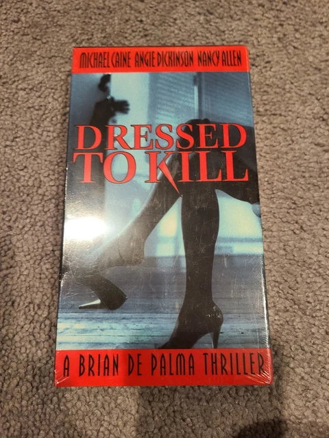 DRESSED TO KILL VHS New and Sealed Angie Dickinson Michael Caine Nancy ...