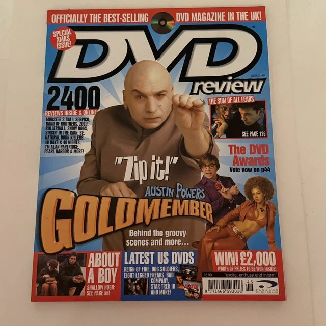 DVD REVIEW MAGAZINE Issue 42 - Austin Powers Goldmember - Mike Myers ...