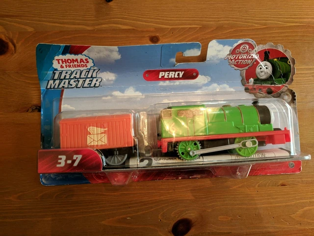 FISHER-PRICE THOMAS FRIENDS Percy The Train Trackmaster Motorized ...