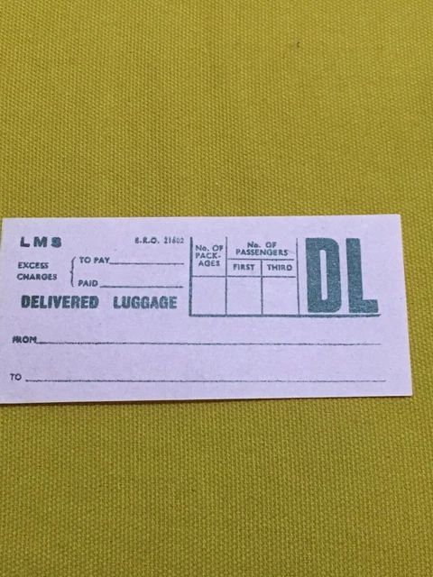 RAILWAY PAPERWORK LABEL Gwr Sr Lner Lswr B71 £3.00 - PicClick UK
