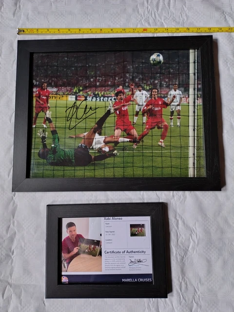 XABI ALONSO Signed Liverpool Champions League Final 2005 Framed Photo ...