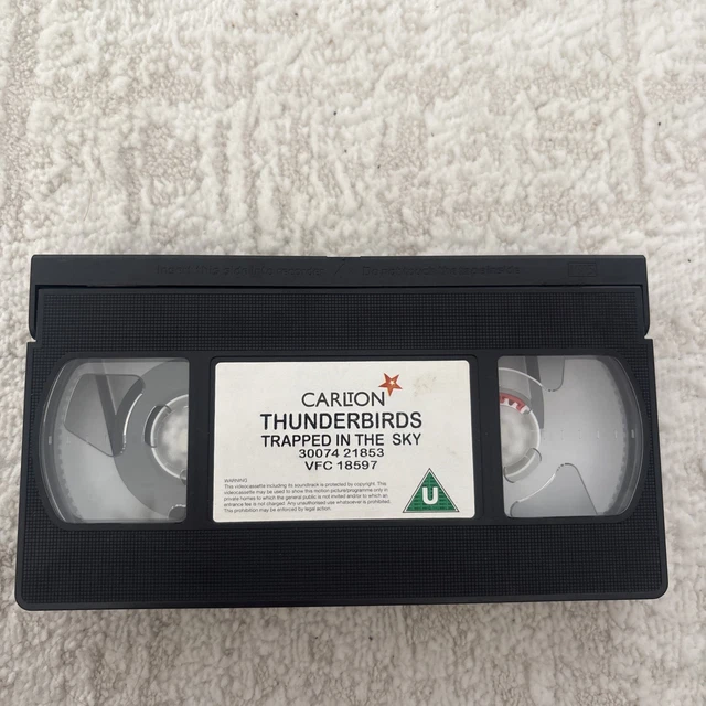 THUNDERBIRDS THE FIRST Ever Episode Trapped In The Sky VHS Cassette ...