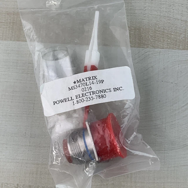 MATRIX MIL SPEC Circular Connector MS3470L14-19P Wall Mount Pin ...